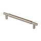 6-5/16" Modern Metal Pull Stainless Finish