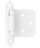 Liberty - Self-Closing Overlay Hinge - White