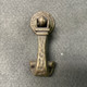 2-3/4" Hammered Drop Pull with Backplate Bronze