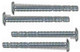 Set of 4 Break off Screws 6 Different Lengths Possible