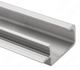 Modern Pull Handle for 3/4 in Panel - 3183 - Chrome - 12 ft - D ...