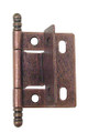 (12 Pack) Wrap-Around Single Hinge Full Inset For 1/2" Doors Antique ...