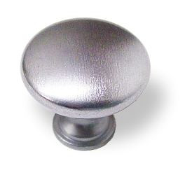 1-1/4" Simple Knob Brushed Chrome