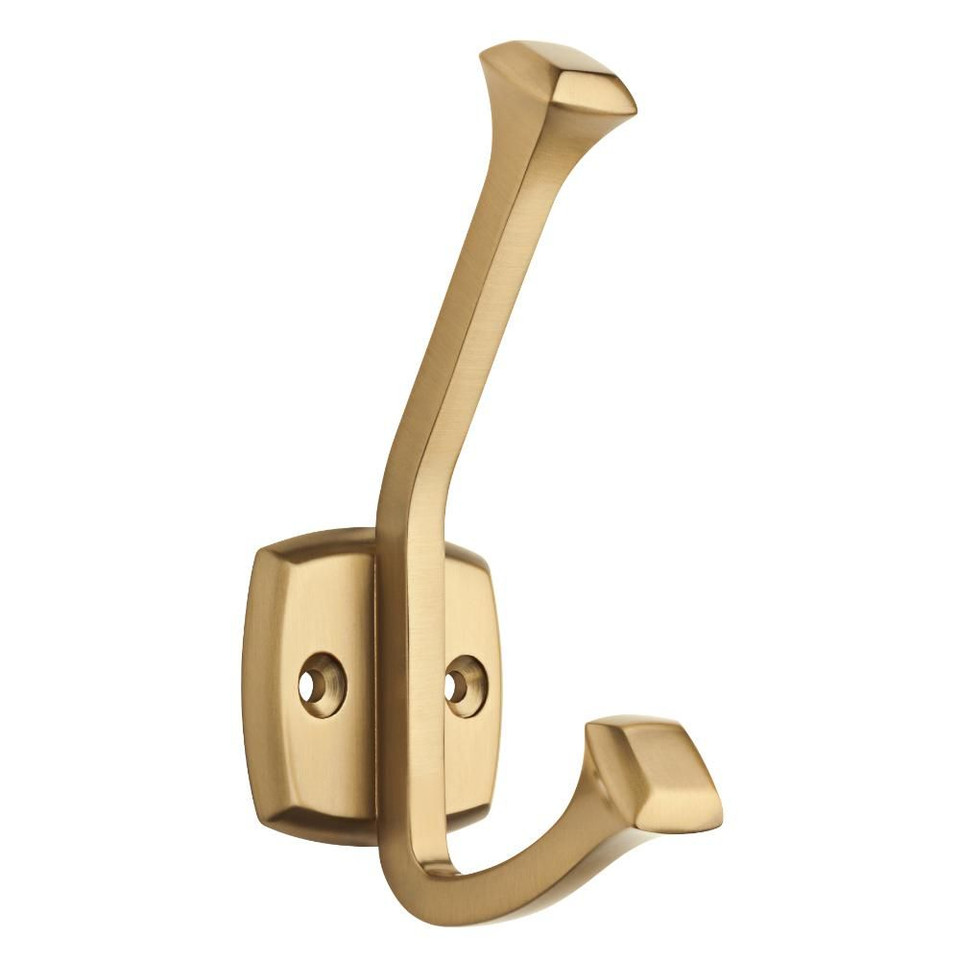 5-3/4" Graceful Garment Hook Champagne Bronze