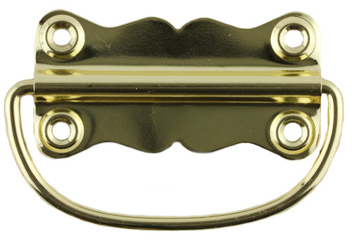 Polished Brass Chest Handle - 3-1/4"