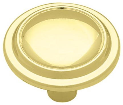 1-1/4" Ball Top Knob Polished Brass