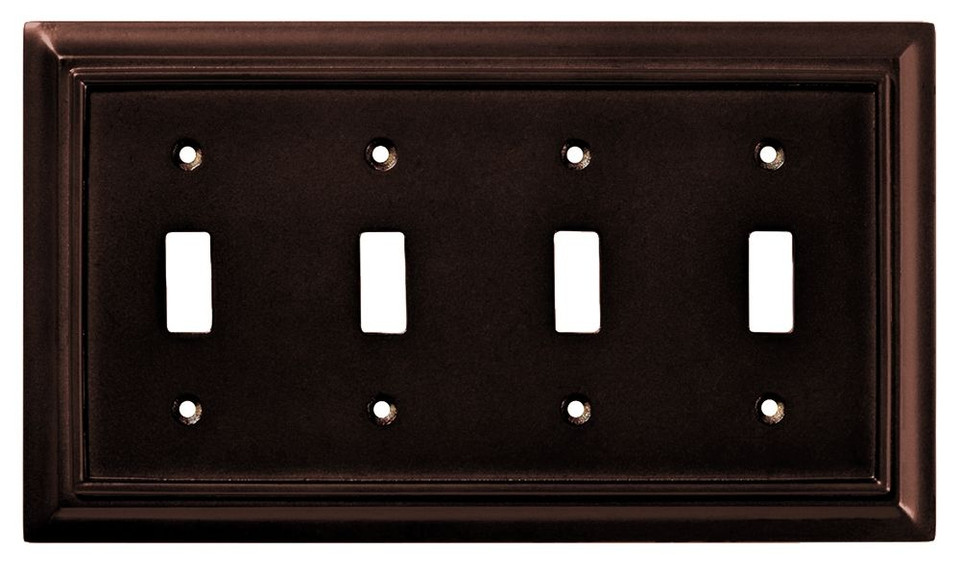Double Toggle Switch Wall Plate - White Porcelain USA-D9084W - D ...