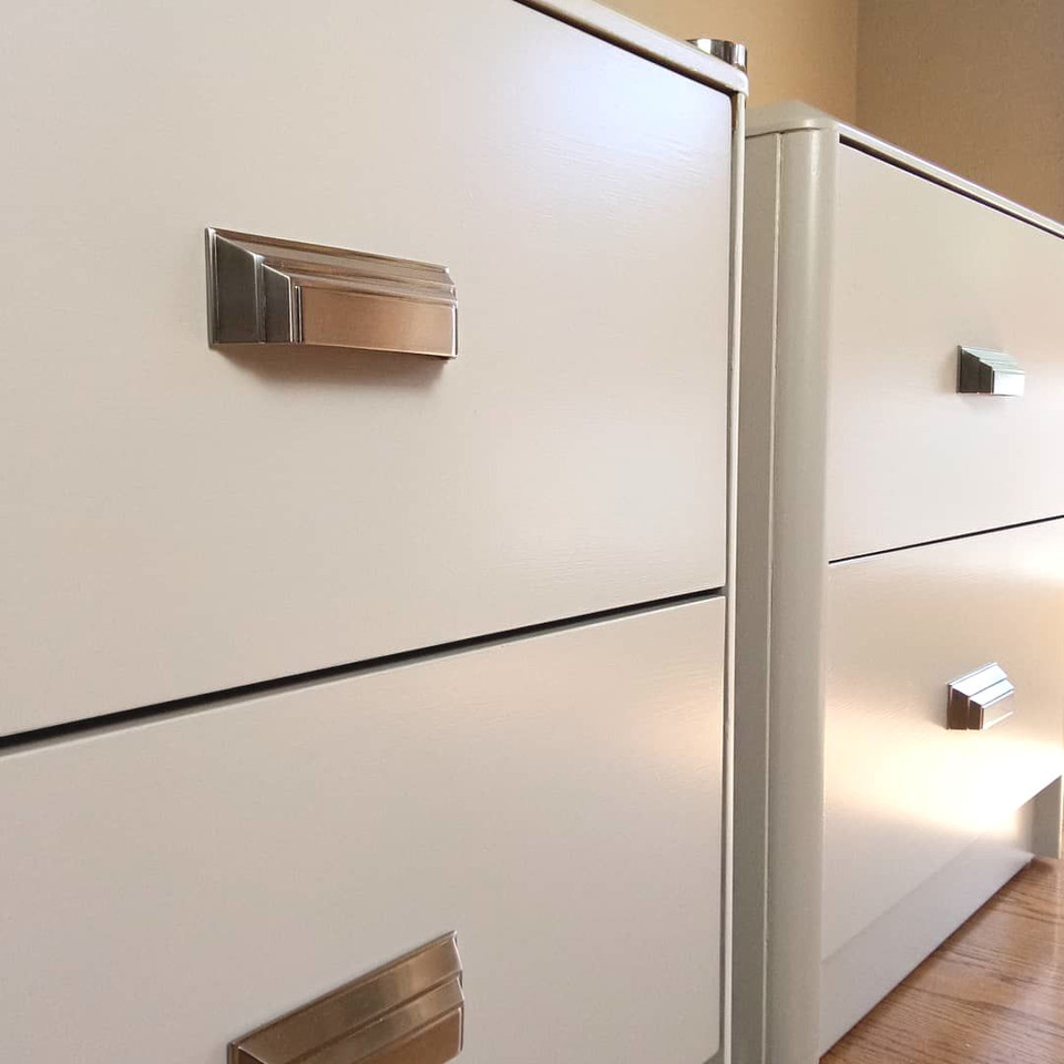 3" Classic Square Cup Pull Satin Nickel