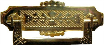 3" Eastlake Victorian Style Pull Cast Brass