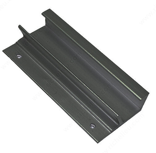 Modern Pull Handle for 3/4 in Panel - 46 and 3179 - Black - 6 ft - D ...
