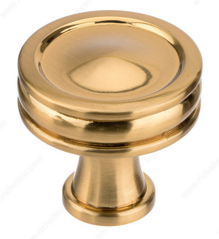 Richelieu Transitional Metal Pull - 8680 - Brushed Aurum Gold - 18 in ...