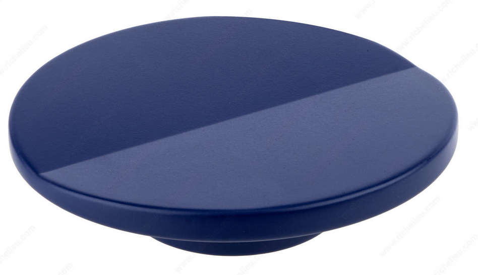 Richelieu Modern Metal Knob - 7965 - 34 mm - Sapphire Blue - D. Lawless ...
