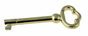 Brass Cabinet Key for Cabinet Lockset