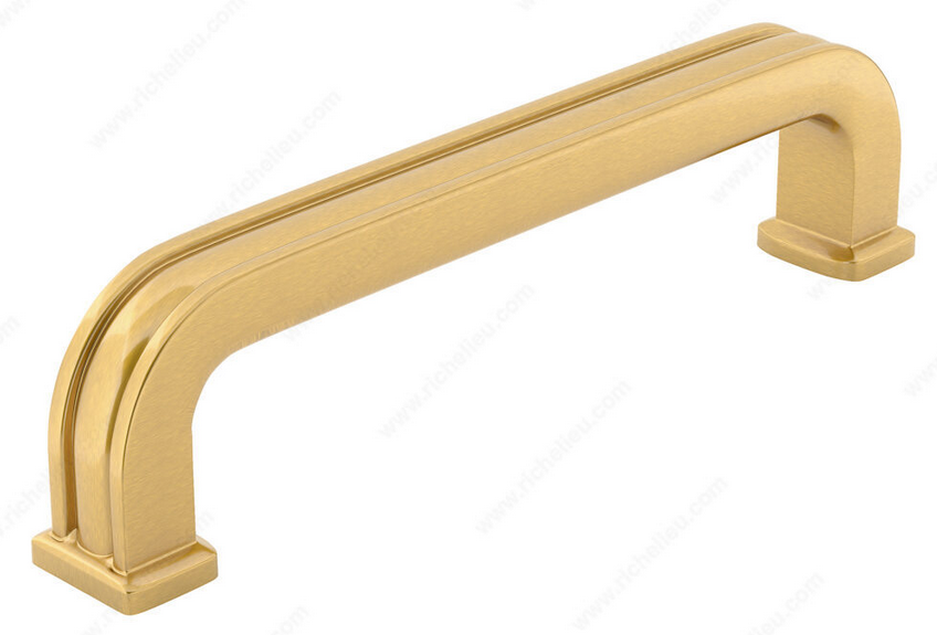 Richelieu Transitional Metal Pull - 8680 - Brushed Aurum Gold - 18 in ...