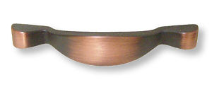 3-3/4" Francesca Arched Pull Satin Bronzed Copper - D. Lawless Hardware