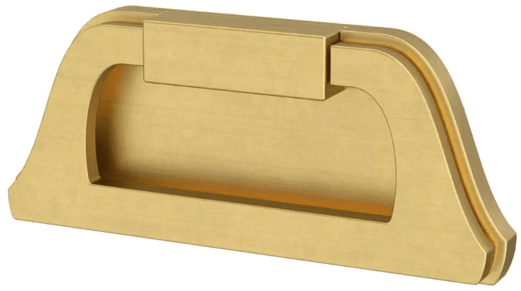 3" Classic Bell Campaign Pull Bayview Brass