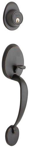 Single Cylinder Handleset - Colonial Style - Tuscan Bronze - M Series ...
