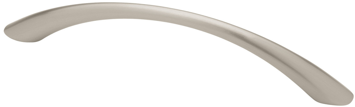 5" Sophisticates Tapered Bow Pull Satin Nickel