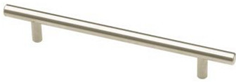 6-5/16" Builder's Program Steel Bar Pull Stainless Steel