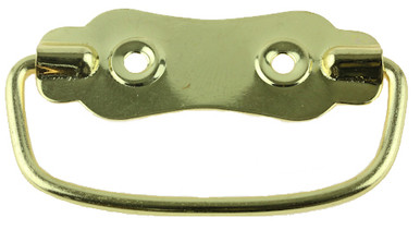 Chest Handle Brass Plated - 2-3/8"