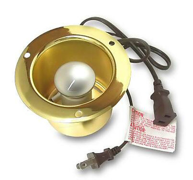 Daisy Chain Option Canister Light Brass with Trim Ring