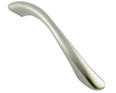 3-3/4" Modern Decorator Pull Matte Chrome - D. Lawless Hardware