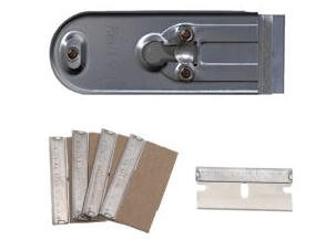 Razor Blade Scraper & 5 Blades - Red Devil - D. Lawless Hardware