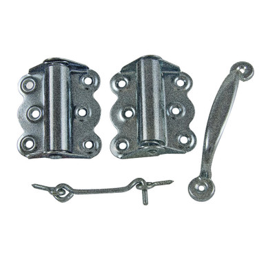 Full Surface Screen Door Hinge Set - Galvanized