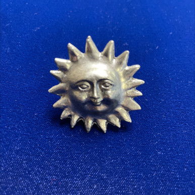1-3/8" Sun Knob Pewter