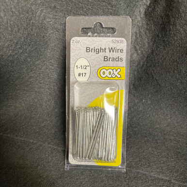 Case Lot (60) 17 x 1-1/2" Brightwire Brads