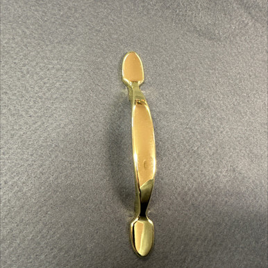 3" Spoon Foot Pull Brass Plated