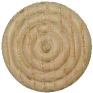 1-1/16" Turned Oak Rosette