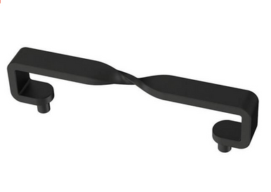 3-3/4" Wrought Modern Pull Flat Black