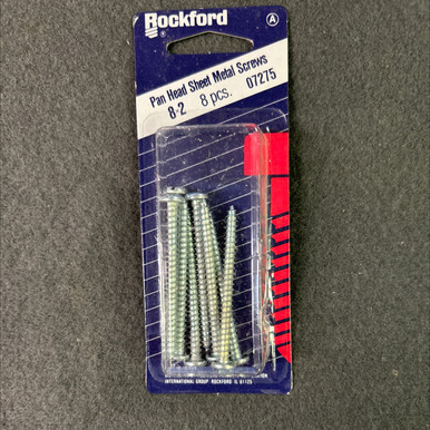 (8-pcs) #8 x 2" Pan Head Sheet Metal Screws