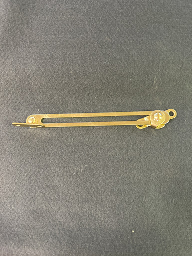 Friction Lid Support Brass 6-3/4" Brass Plated