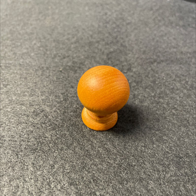 3/4 inch Red Blonde Wood Knob