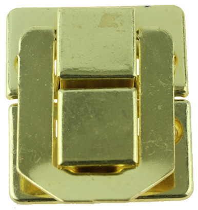 (5 Pack) Snap Catch - Brass Plated - 1 7/16 inch x 1 1/8 inch (1176 ...