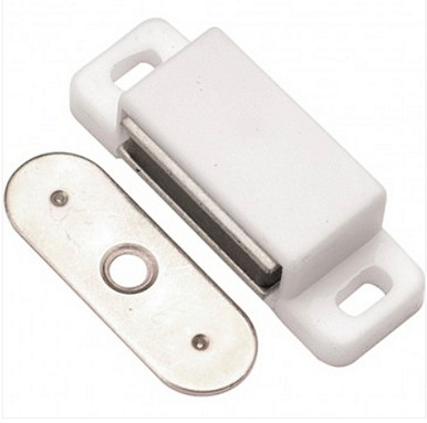 (5 Pack) Super Strong 8 Pound Magnetic Catch w/ Strike - 1-7/16 - D ...