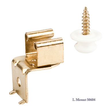 (5 Pack) Shutter Catch-Button Style-B - L Mount Strike & Catch Brass ...