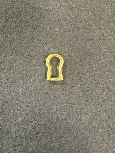 Stamped Brass Keyhole Insert