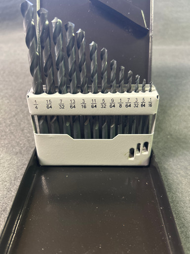 13-Pc Dirll Bit Set Jobbers Length