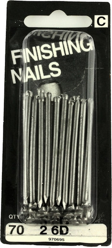 (5 Pack) 2 inch Finishing Nails 6D - 70 Pack H-970695 - D. Lawless Hardware