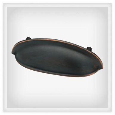 3 inch Avante Cup Pull Bronze with Copper Highlights