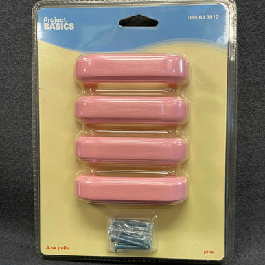 (4-Pack) 3 inch Pink Pull