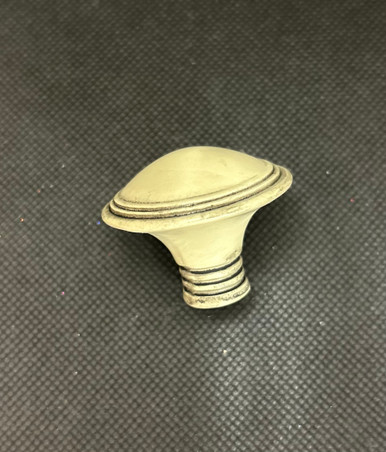 1-5/8" Faux Ivory Carved Dome Knob