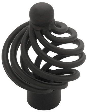 (12 Pack) 1-1/3" Forged Iron Collection Bird Cage Knob with Ball Top ...