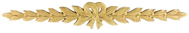 (12 Pack) 13-3/8" x 2" Birch Wood Leaf Stalks Tied with Bow Applique