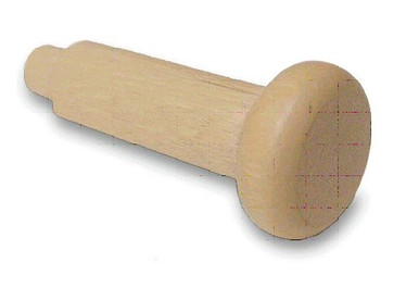 (12 Pack) Clear Coat Natural Wood Peg 15/16"