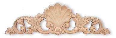 (12 Pack) Thick Shell & Splash Wood Carving - 13-1/2" X 3/4"