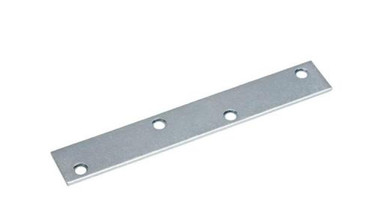 (12 Pack) Mending Plate 5" X 7/8" X 2.5mm Zinc Plated Steel With Screws